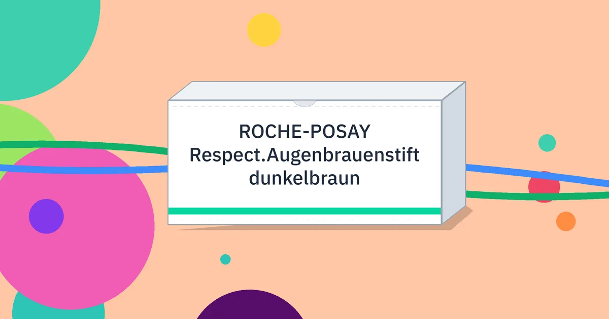 Symbolbild: Packung mit der Aufschrift ROCHE-POSAY Respect.Augenbrauenstift dunkelbraun (PZN 11665079) – Verfügbarkeit und Bezug in Apotheken in Frankfurt am Main