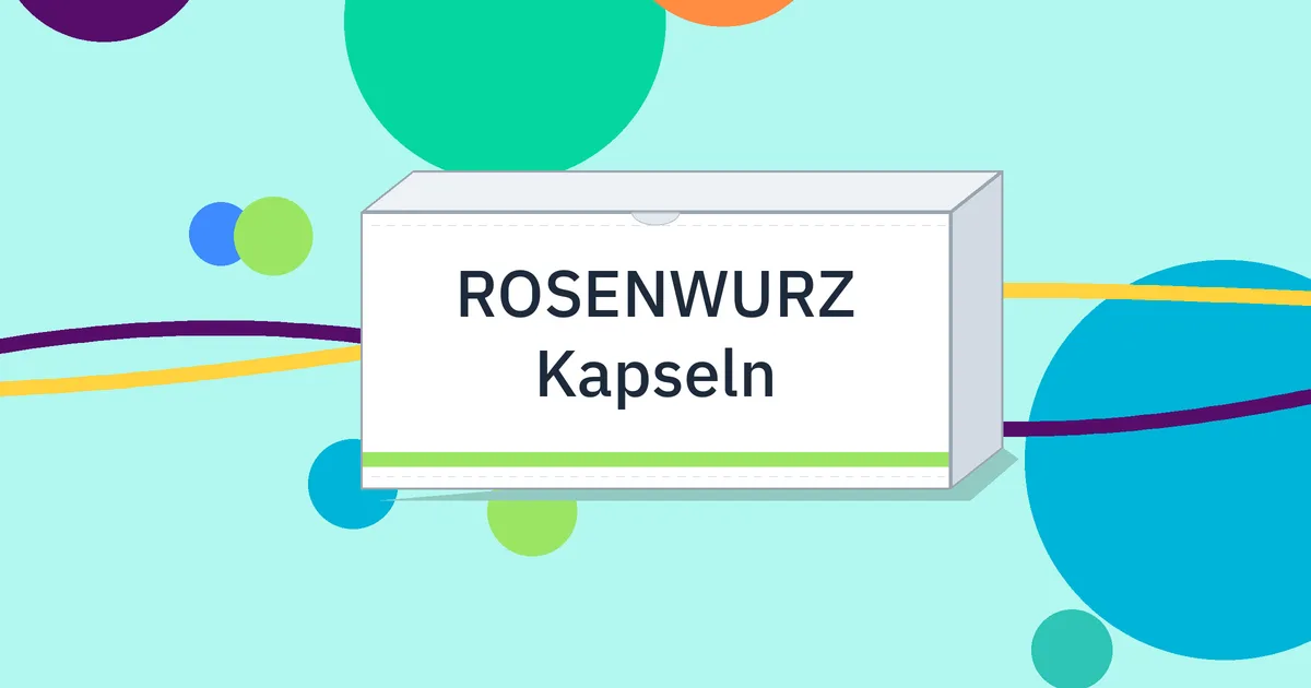 Symbolbild: Packung mit der Aufschrift ROSENWURZ Kapseln (PZN 00760248) – Verfügbarkeit und Bezug in Apotheken in Frankfurt am Main