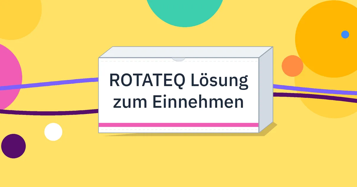 Symbolbild: Packung mit der Aufschrift ROTATEQ Lösung zum Einnehmen (PZN 17629222) – Verfügbarkeit und Bezug in Apotheken in Frankfurt am Main