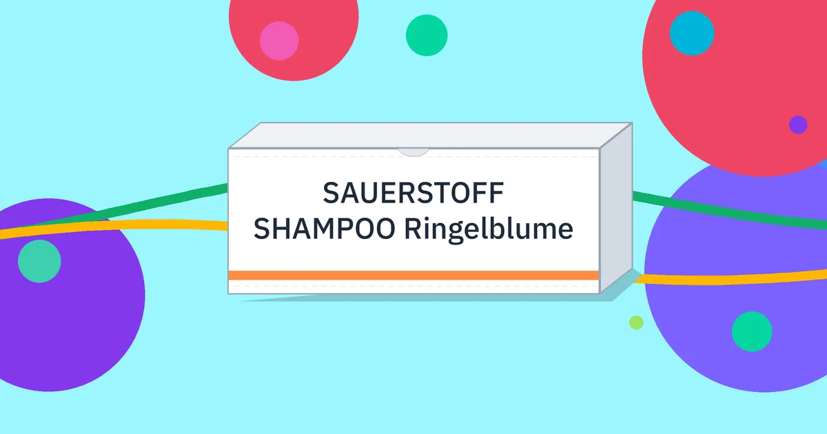 Symbolbild: Packung mit der Aufschrift SAUERSTOFF SHAMPOO Ringelblume (PZN 10246073) – Verfügbarkeit und Bezug in Apotheken in Frankfurt am Main