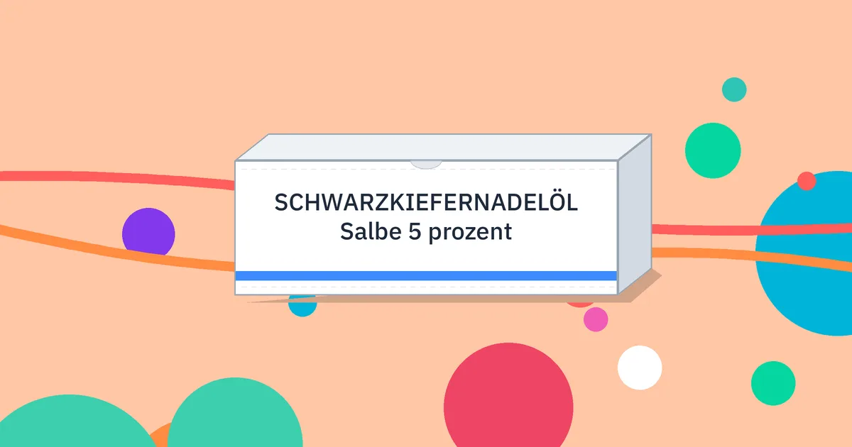 Symbolbild: Packung mit der Aufschrift SCHWARZKIEFERNADELÖL Salbe 5 prozent (PZN 16761847) – Verfügbarkeit und Bezug in Apotheken in Frankfurt am Main