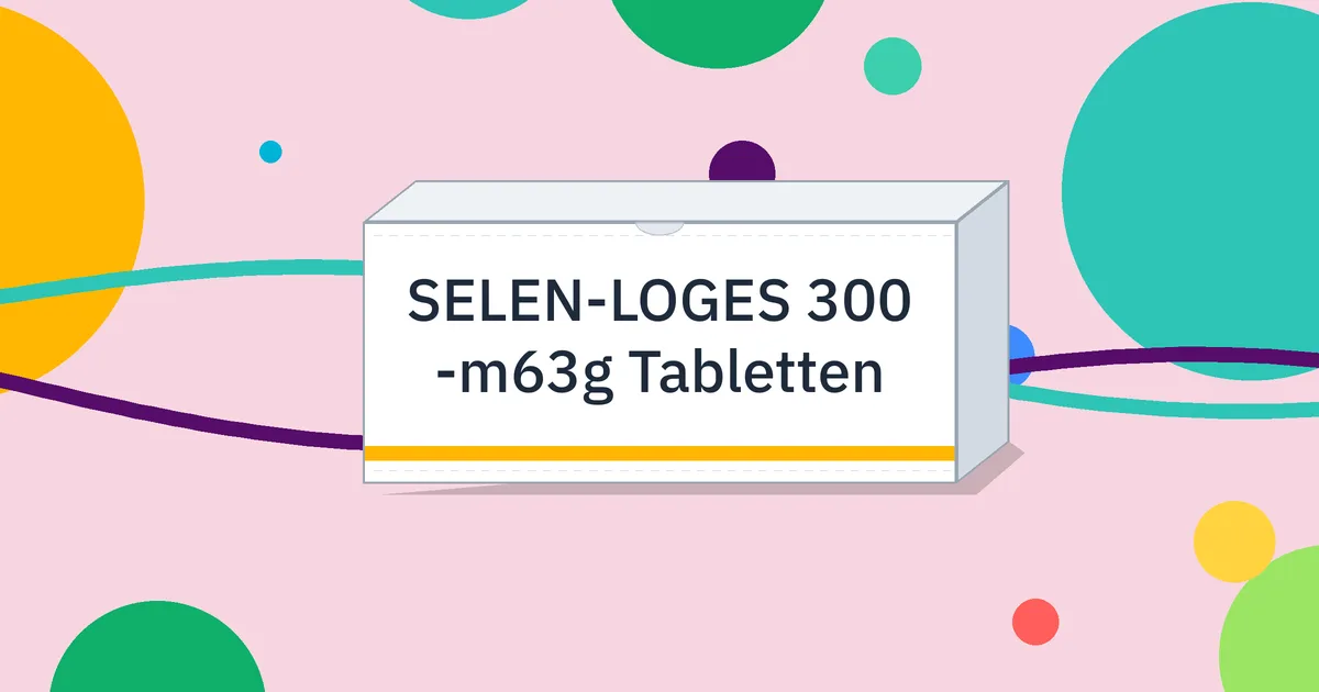 Symbolbild: Packung mit der Aufschrift SELEN-LOGES 300 -m63g Tabletten (PZN 02573071) – Verfügbarkeit und Bezug in Apotheken in Frankfurt am Main