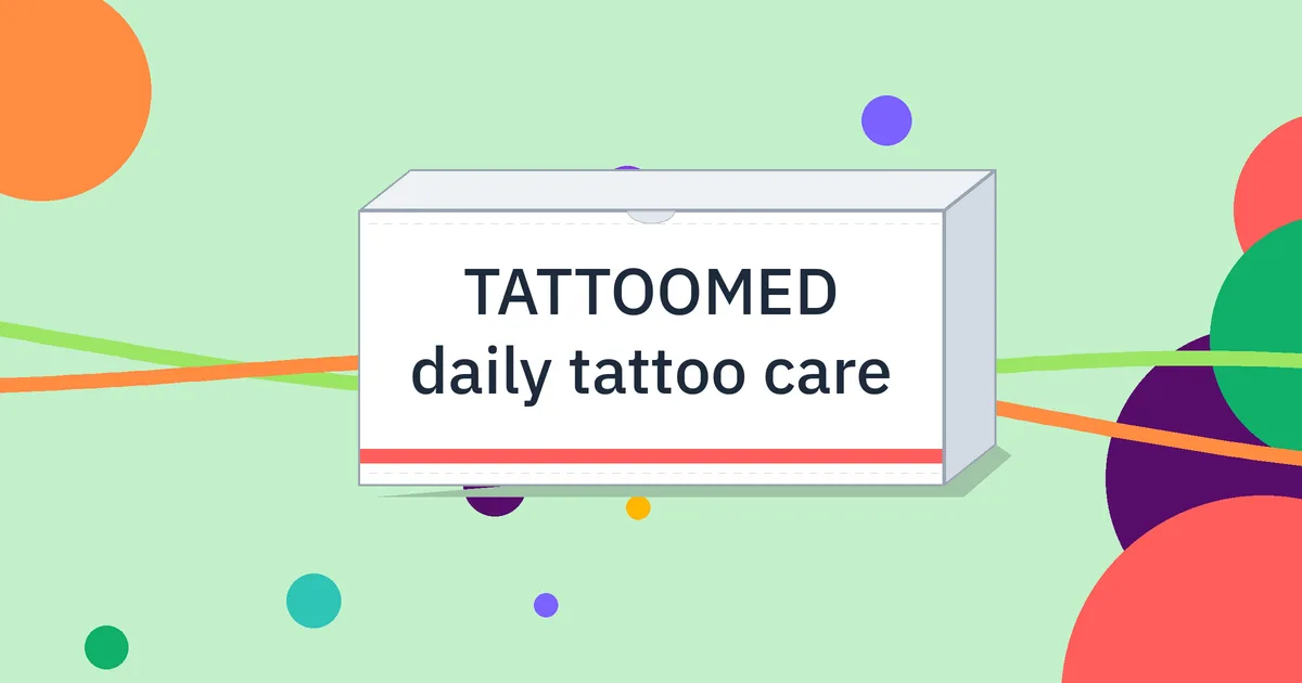 Symbolbild: Packung mit der Aufschrift TATTOOMED daily tattoo care (PZN 13305801) – Verfügbarkeit und Bezug in Apotheken in Frankfurt am Main