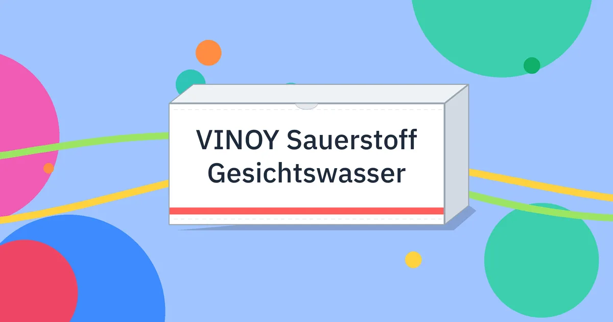 Symbolbild: Packung mit der Aufschrift VINOY Sauerstoff Gesichtswasser (PZN 02901109) – Verfügbarkeit und Bezug in Apotheken in Frankfurt am Main