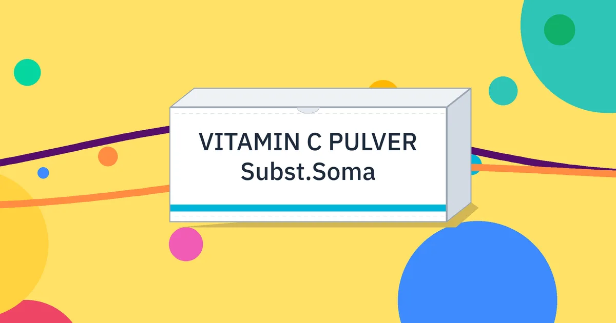 Symbolbild: Packung mit der Aufschrift VITAMIN C PULVER Subst.Soma (PZN 04806817) – Verfügbarkeit und Bezug in Apotheken in Frankfurt am Main
