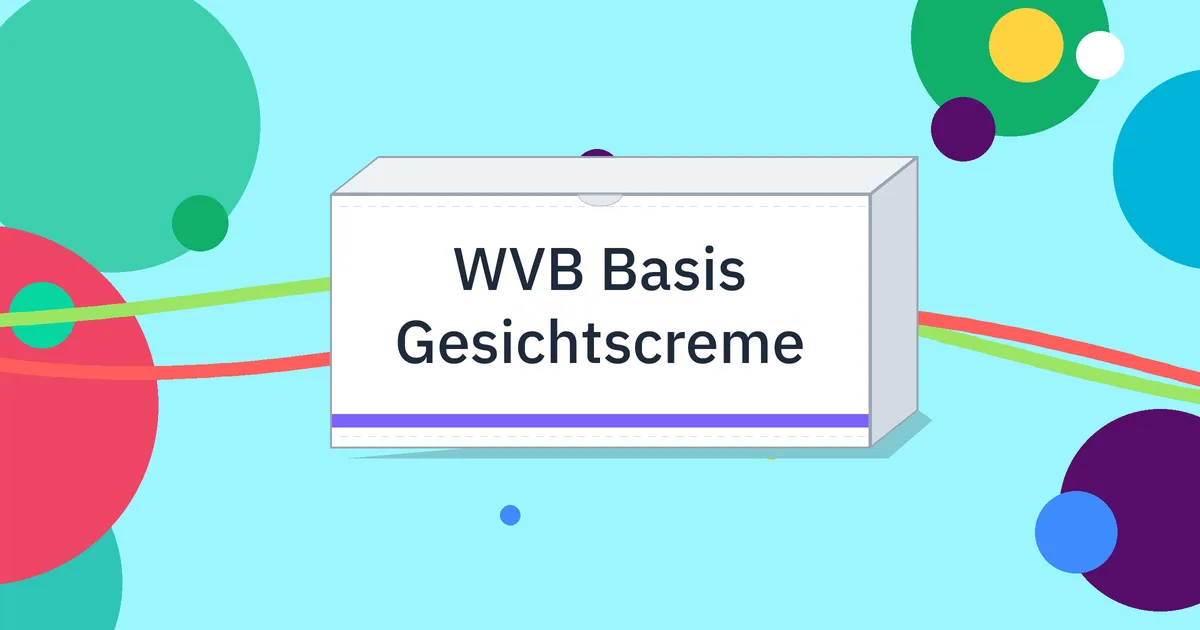 Symbolbild: Packung mit der Aufschrift WVB Basis Gesichtscreme (PZN 19079429) – Verfügbarkeit und Bezug in Apotheken in Frankfurt am Main