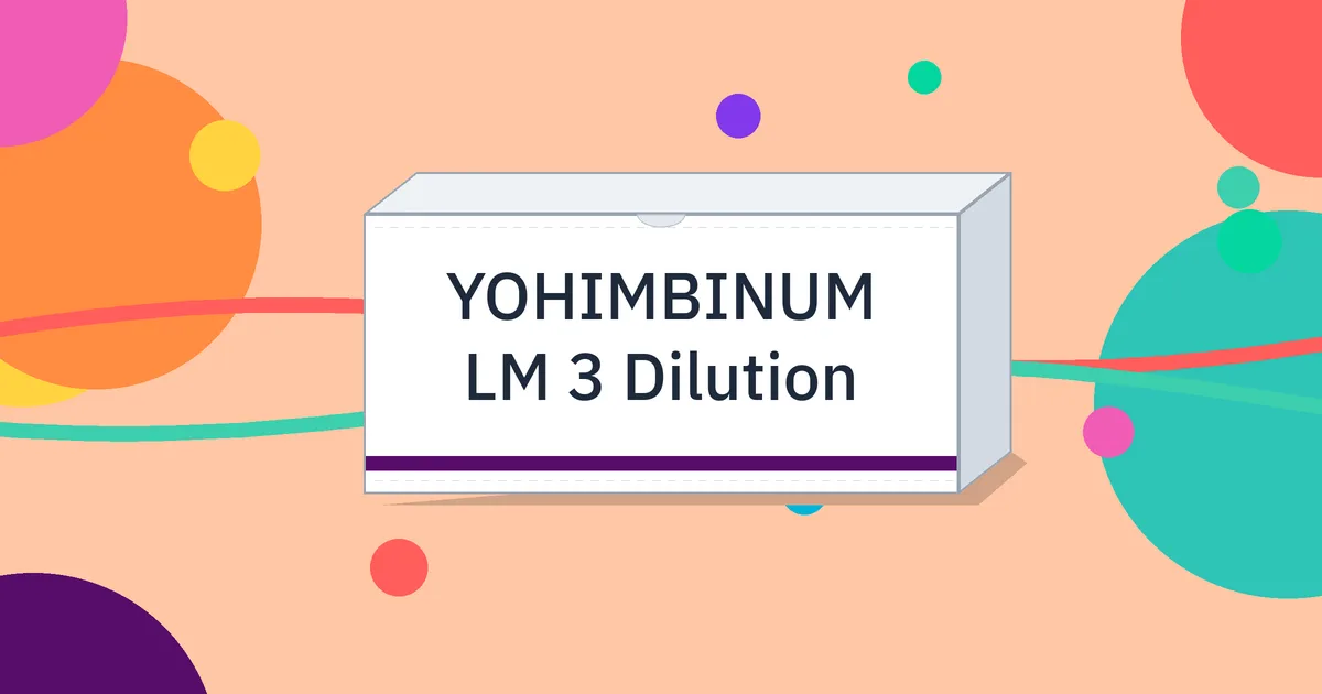 Symbolbild: Packung mit der Aufschrift YOHIMBINUM LM 3 Dilution (PZN 13285820) – Verfügbarkeit und Bezug in Apotheken in Frankfurt am Main