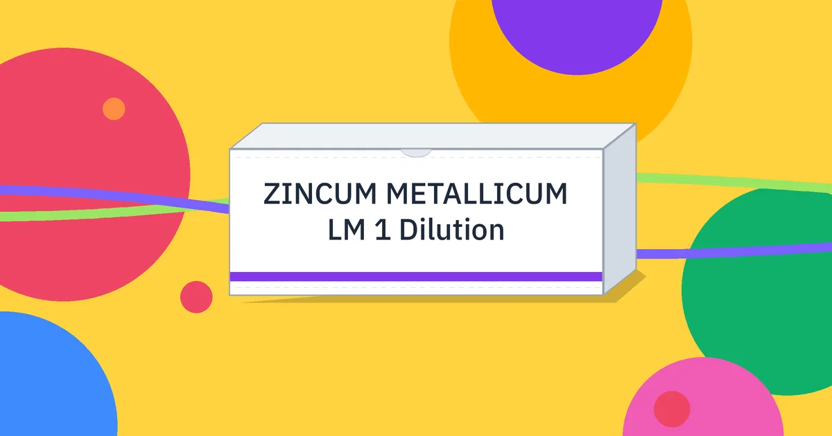Symbolbild: Packung mit der Aufschrift ZINCUM METALLICUM LM 1 Dilution (PZN 13294598) – Verfügbarkeit und Bezug in Apotheken in Frankfurt am Main