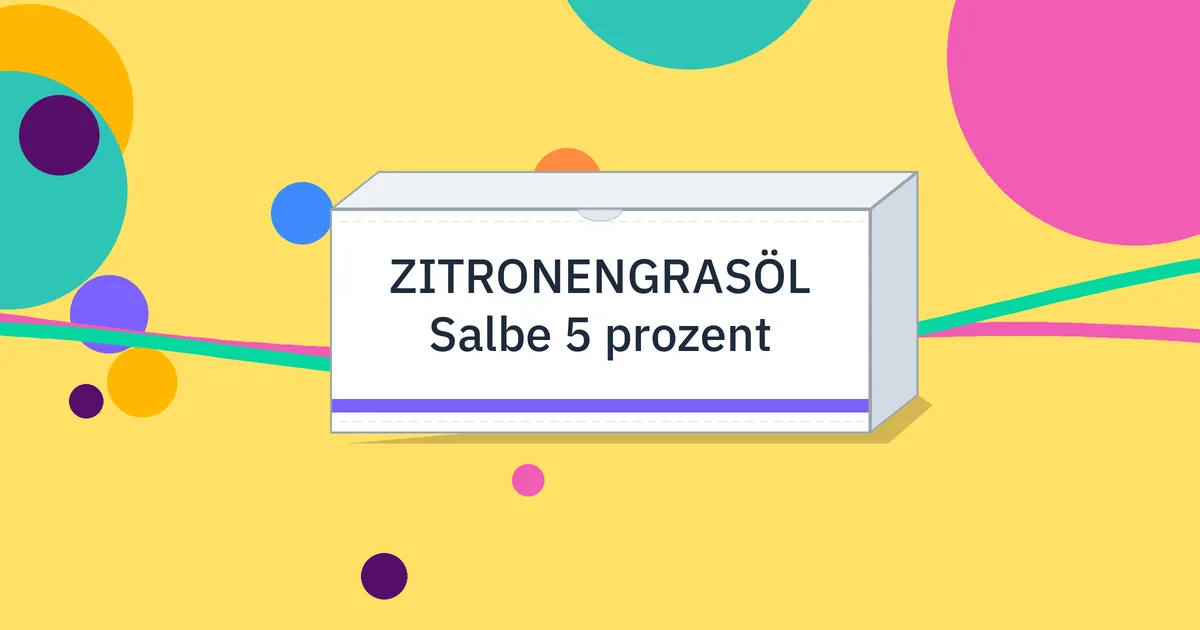 Symbolbild: Packung mit der Aufschrift ZITRONENGRASÖL Salbe 5 prozent (PZN 18180416) – Verfügbarkeit und Bezug in Apotheken in Frankfurt am Main