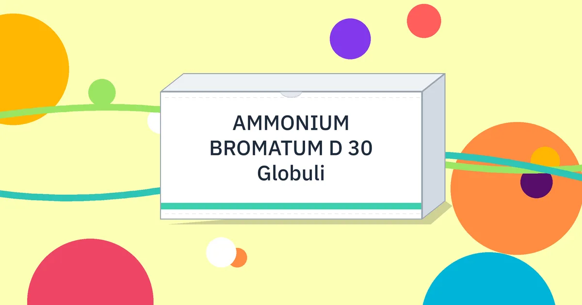 Symbolbild: Packung mit der Aufschrift AMMONIUM BROMATUM D 30 Globuli (PZN 19715291) – Verfügbarkeit und Bezug in Apotheken in Frankfurt am Main