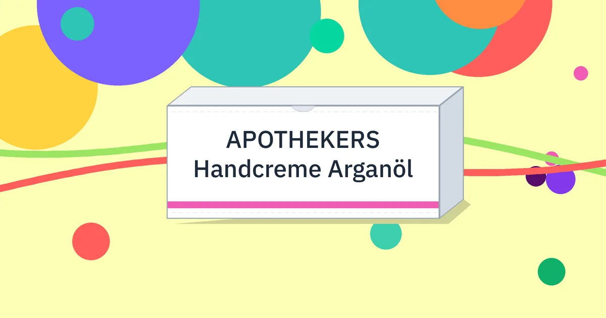 Symbolbild: Packung mit der Aufschrift APOTHEKERS Handcreme Arganöl (PZN 11873412) – Verfügbarkeit und Bezug in Apotheken in Frankfurt am Main