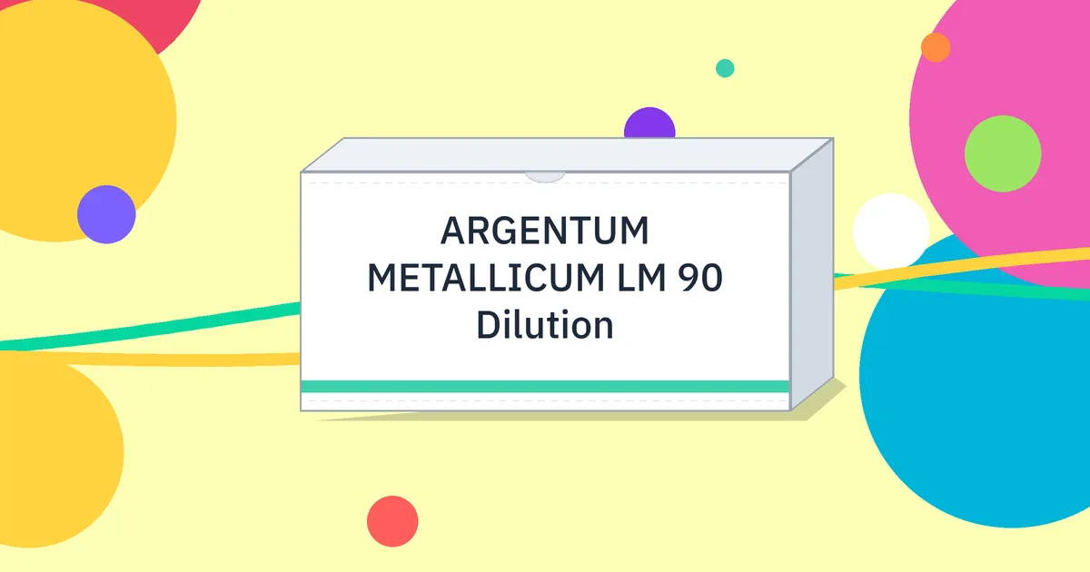 Symbolbild: Packung mit der Aufschrift ARGENTUM METALLICUM LM 90 Dilution (PZN 12768025) – Verfügbarkeit und Bezug in Apotheken in Frankfurt am Main