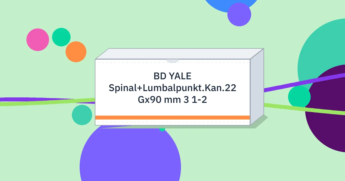 Symbolbild: Packung mit der Aufschrift BD YALE Spinal+Lumbalpunkt.Kan.22 Gx90 mm 3 1-2 (PZN 11117691) – Verfügbarkeit und Bezug in Apotheken in Frankfurt am Main