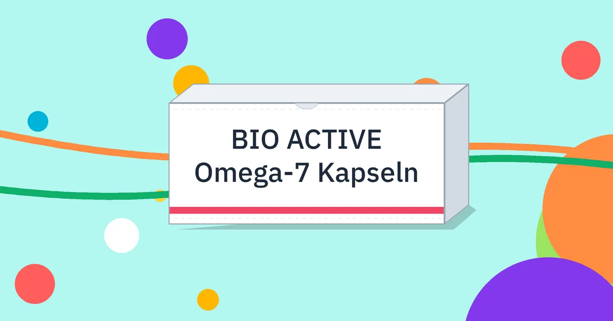 Symbolbild: Packung mit der Aufschrift BIO ACTIVE Omega-7 Kapseln (PZN 19152669) – Verfügbarkeit und Bezug in Apotheken in Frankfurt am Main