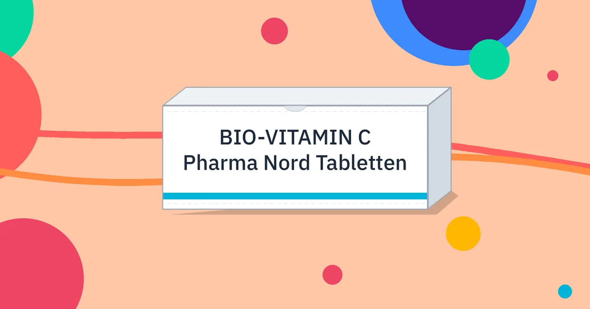 Symbolbild: Packung mit der Aufschrift BIO-VITAMIN C Pharma Nord Tabletten (PZN 11479276) – Verfügbarkeit und Bezug in Apotheken in Frankfurt am Main
