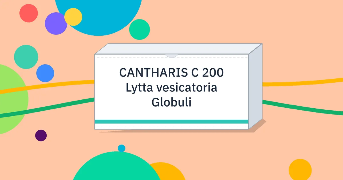 Symbolbild: Packung mit der Aufschrift CANTHARIS C 200 Lytta vesicatoria Globuli (PZN 17298883) – Verfügbarkeit und Bezug in Apotheken in Frankfurt am Main