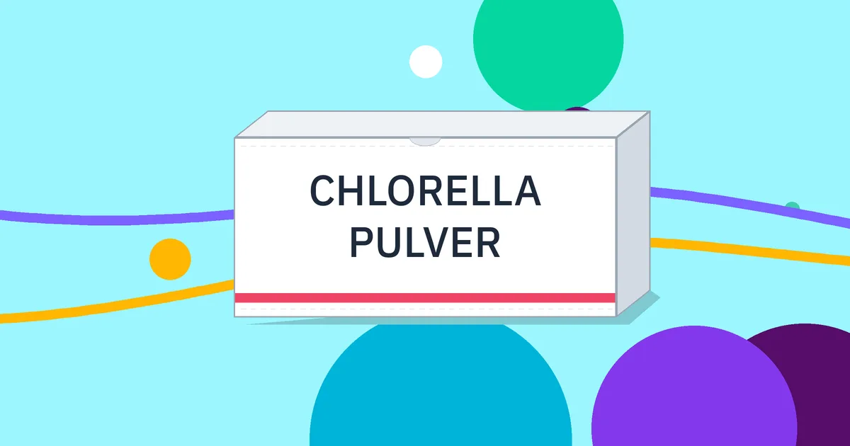 Symbolbild: Packung mit der Aufschrift CHLORELLA PULVER (PZN 03062734) – Verfügbarkeit und Bezug in Apotheken in Frankfurt am Main