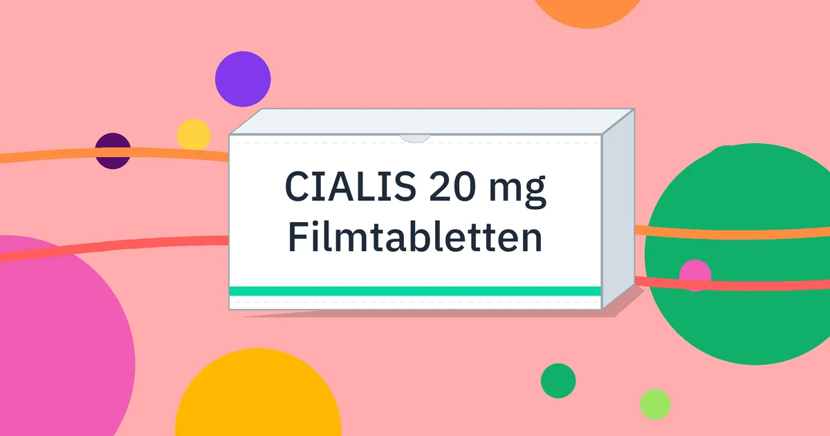 Symbolbild: Packung mit der Aufschrift CIALIS 20 mg Filmtabletten (PZN 18713485) – Verfügbarkeit und Bezug in Apotheken in Frankfurt am Main