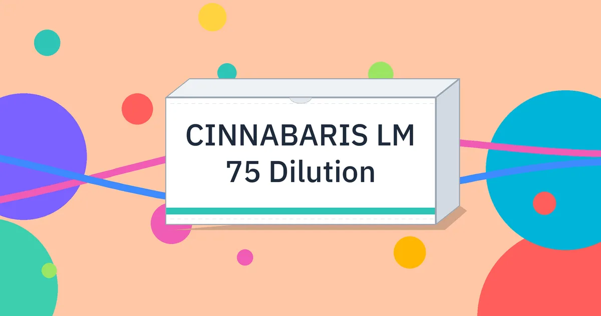 Symbolbild: Packung mit der Aufschrift CINNABARIS LM 75 Dilution (PZN 12820636) – Verfügbarkeit und Bezug in Apotheken in Frankfurt am Main