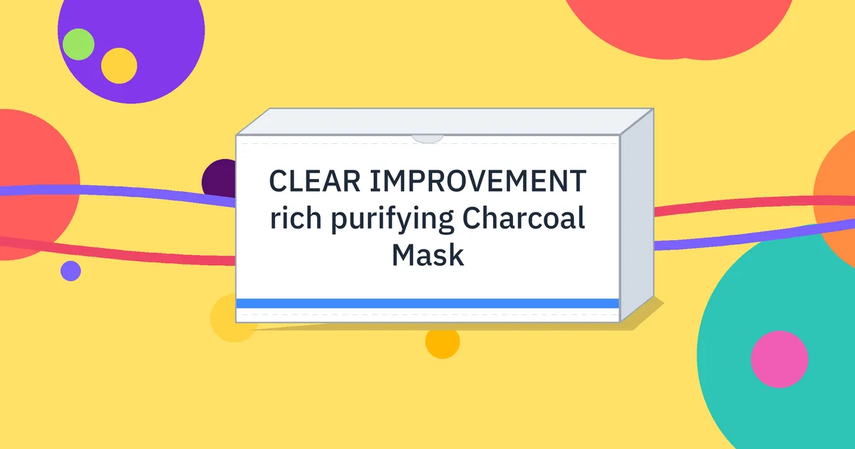 Symbolbild: Packung mit der Aufschrift CLEAR IMPROVEMENT rich purifying Charcoal Mask (PZN 19153054) – Verfügbarkeit und Bezug in Apotheken in Frankfurt am Main