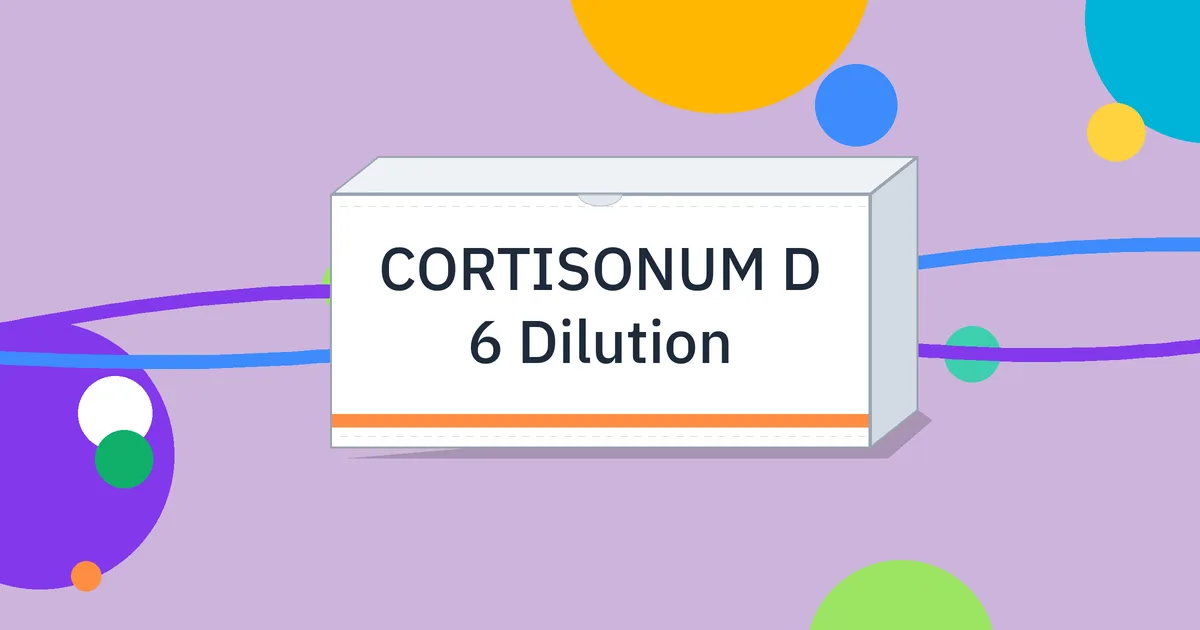 Symbolbild: Packung mit der Aufschrift CORTISONUM D 6 Dilution (PZN 07165827) – Verfügbarkeit und Bezug in Apotheken in Frankfurt am Main