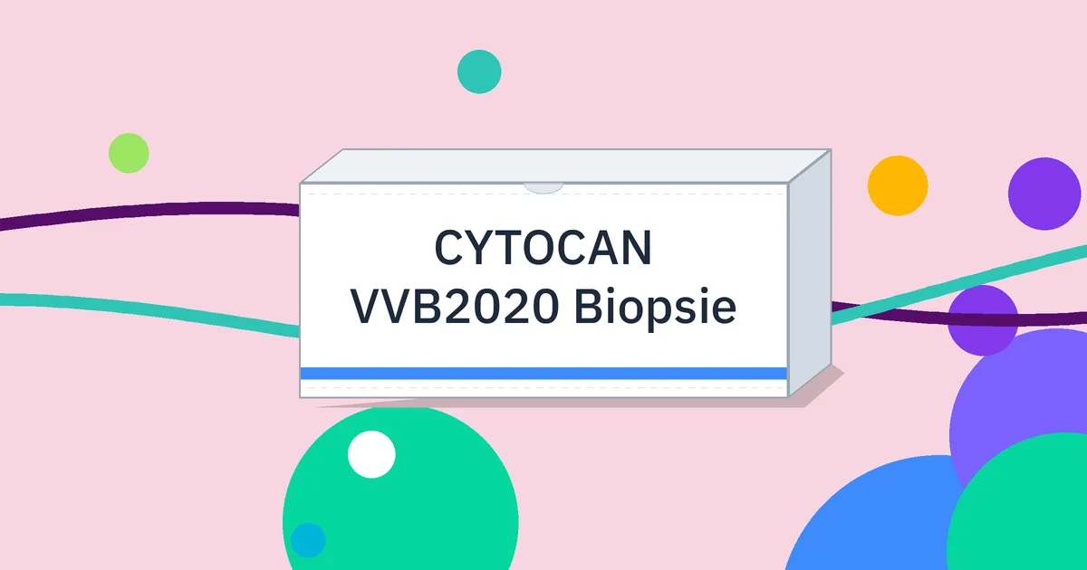 Symbolbild: Packung mit der Aufschrift CYTOCAN VVB2020 Biopsie (PZN 19250739) – Verfügbarkeit und Bezug in Apotheken in Frankfurt am Main