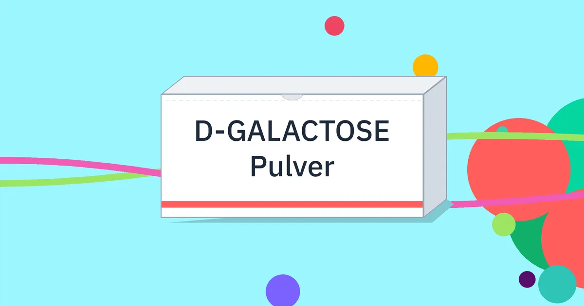 Symbolbild: Packung mit der Aufschrift D-GALACTOSE Pulver (PZN 11673676) – Verfügbarkeit und Bezug in Apotheken in Frankfurt am Main