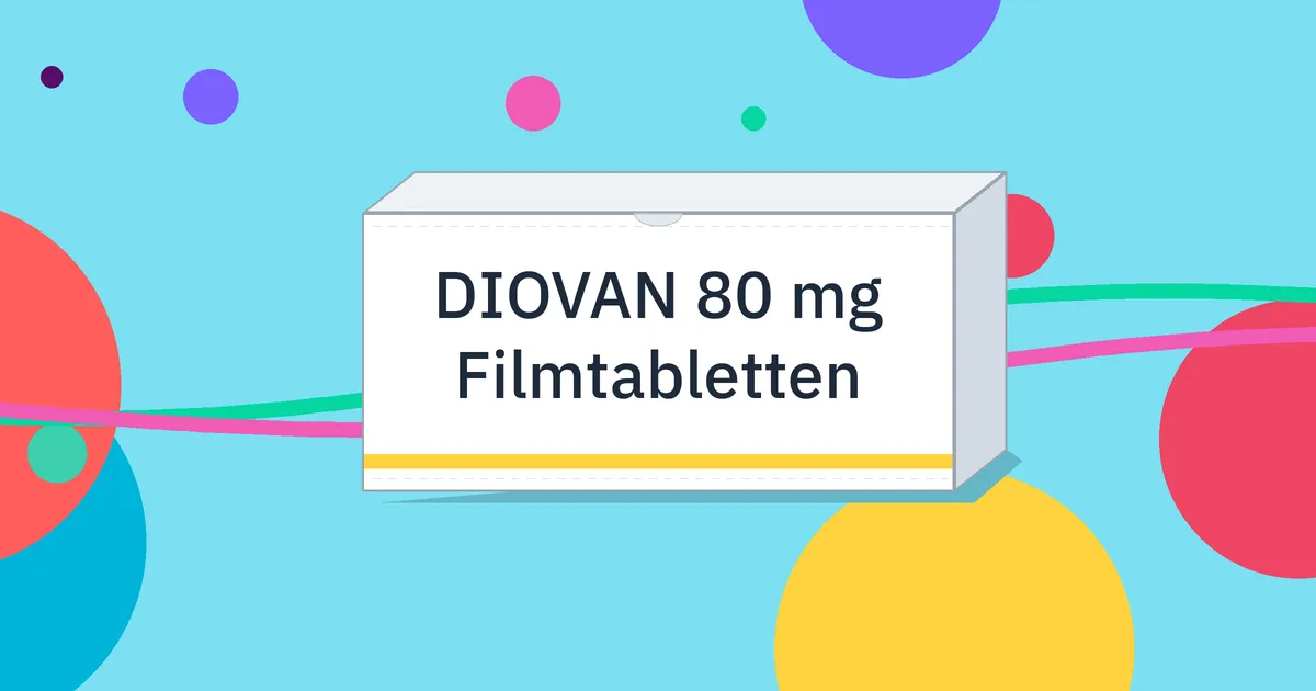Symbolbild: Packung mit der Aufschrift DIOVAN 80 mg Filmtabletten (PZN 01499579) – Verfügbarkeit und Bezug in Apotheken in Frankfurt am Main