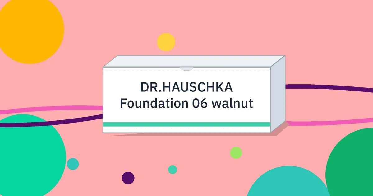 Symbolbild: Packung mit der Aufschrift DR.HAUSCHKA Foundation 06 walnut (PZN 18167700) – Verfügbarkeit und Bezug in Apotheken in Frankfurt am Main