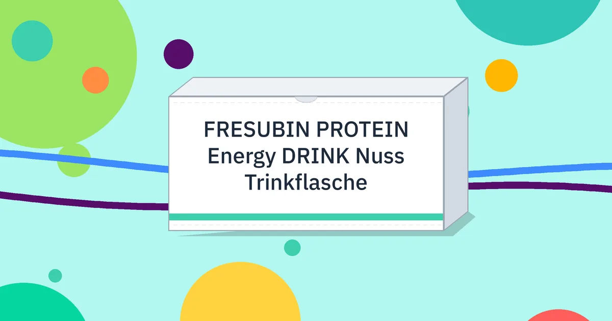 Symbolbild: Packung mit der Aufschrift FRESUBIN PROTEIN Energy DRINK Nuss Trinkflasche (PZN 06698757) – Verfügbarkeit und Bezug in Apotheken in Frankfurt am Main