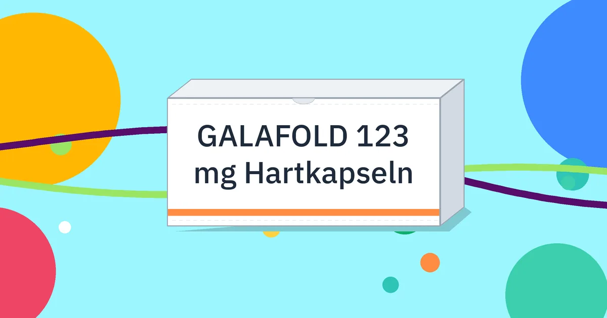 Symbolbild: Packung mit der Aufschrift GALAFOLD 123 mg Hartkapseln (PZN 19979825) – Verfügbarkeit und Bezug in Apotheken in Frankfurt am Main