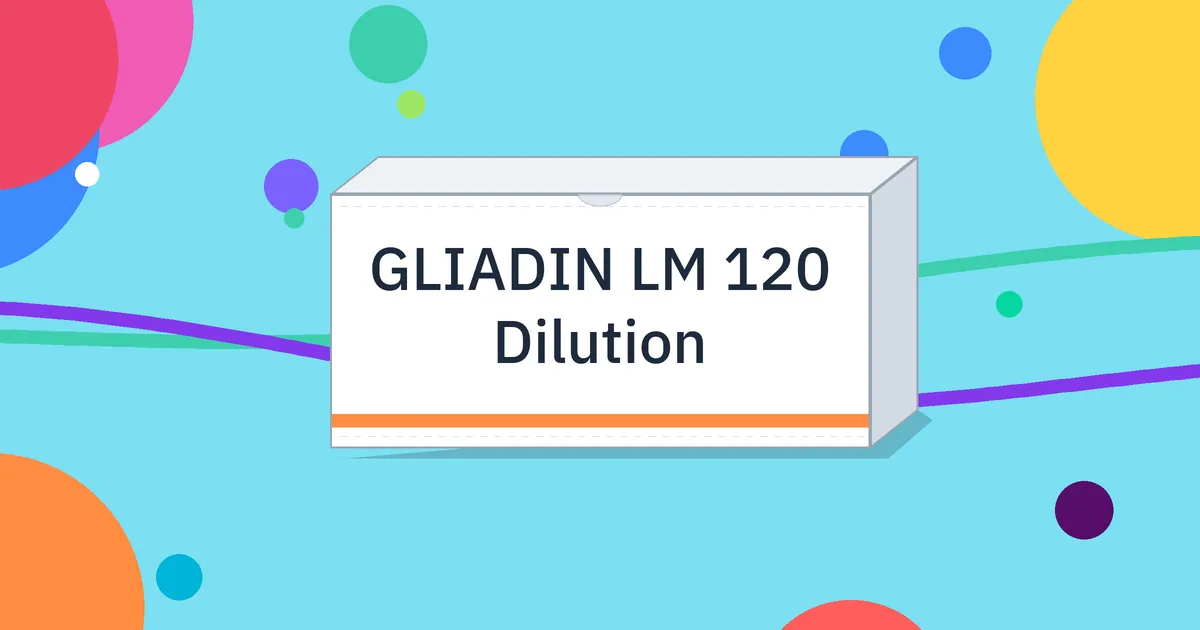Symbolbild: Packung mit der Aufschrift GLIADIN LM 120 Dilution (PZN 13544517) – Verfügbarkeit und Bezug in Apotheken in Frankfurt am Main