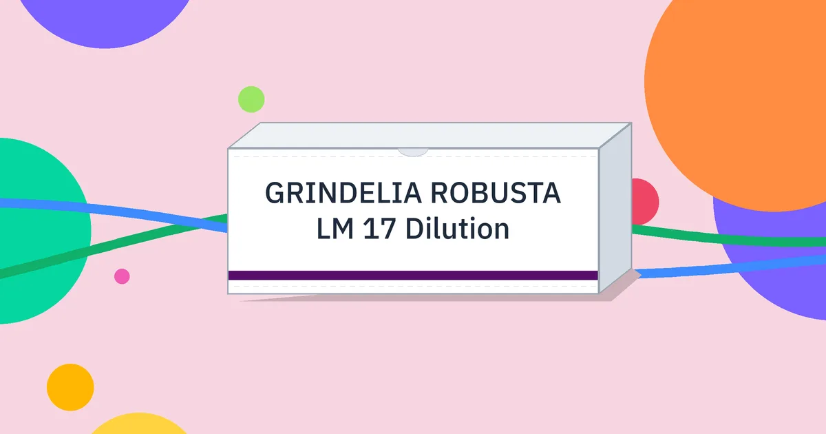 Symbolbild: Packung mit der Aufschrift GRINDELIA ROBUSTA LM 17 Dilution (PZN 13547065) – Verfügbarkeit und Bezug in Apotheken in Frankfurt am Main
