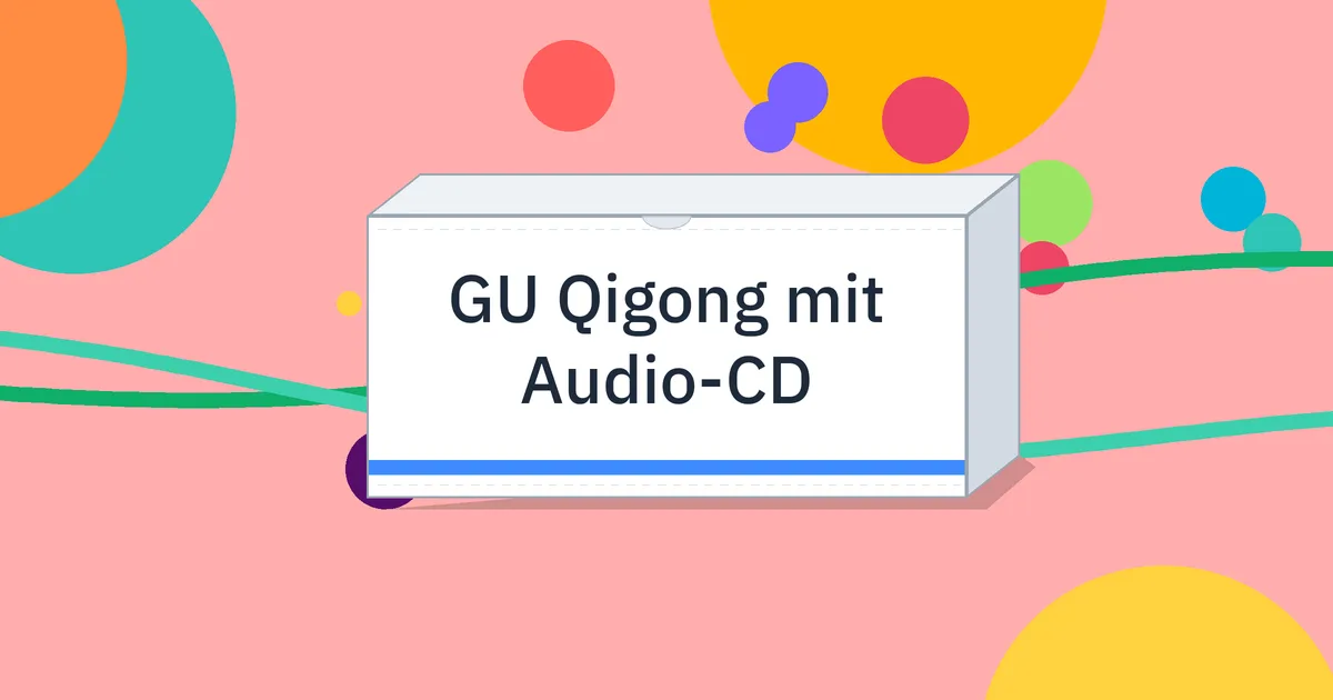 Symbolbild: Packung mit der Aufschrift GU Qigong mit Audio-CD (PZN 11091997) – Verfügbarkeit und Bezug in Apotheken in Frankfurt am Main