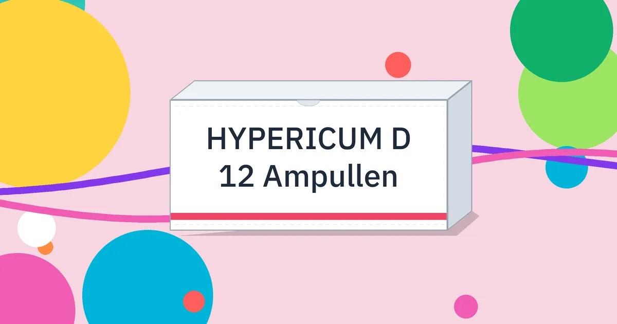 Symbolbild: Packung mit der Aufschrift HYPERICUM D 12 Ampullen (PZN 11706453) – Verfügbarkeit und Bezug in Apotheken in Frankfurt am Main