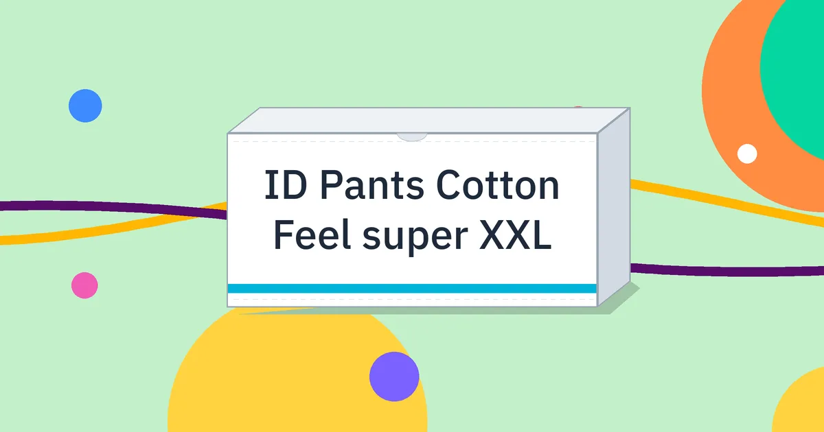 Symbolbild: Packung mit der Aufschrift ID Pants Cotton Feel super XXL (PZN 17969946) – Verfügbarkeit und Bezug in Apotheken in Frankfurt am Main