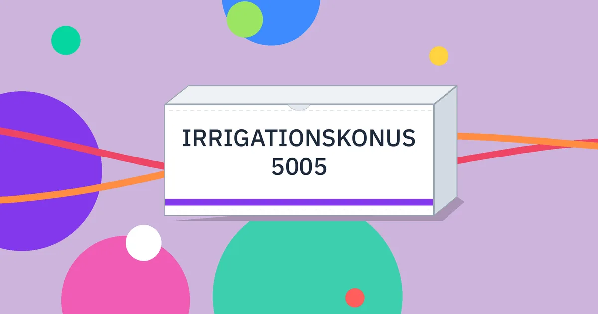 Symbolbild: Packung mit der Aufschrift IRRIGATIONSKONUS 5005 (PZN 01325537) – Verfügbarkeit und Bezug in Apotheken in Frankfurt am Main