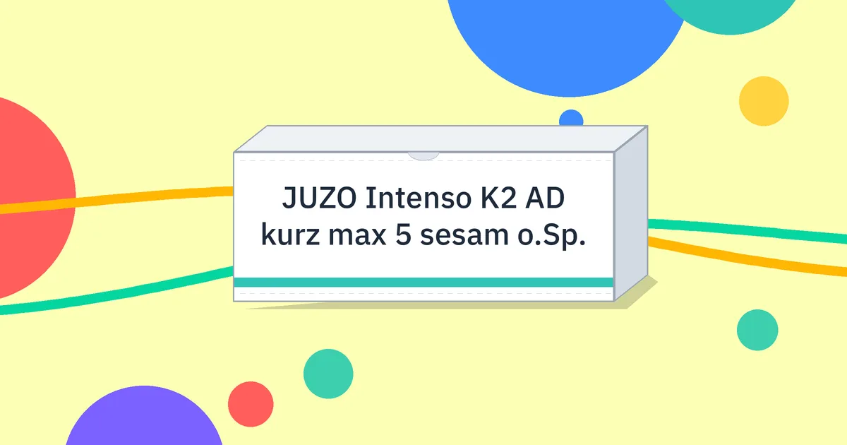 Symbolbild: Packung mit der Aufschrift JUZO Intenso K2 AD kurz max 5 sesam o.Sp. (PZN 18619208) – Verfügbarkeit und Bezug in Apotheken in Frankfurt am Main
