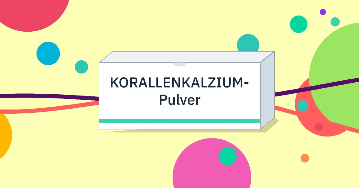 Symbolbild: Packung mit der Aufschrift KORALLENKALZIUM-Pulver (PZN 10007664) – Verfügbarkeit und Bezug in Apotheken in Frankfurt am Main