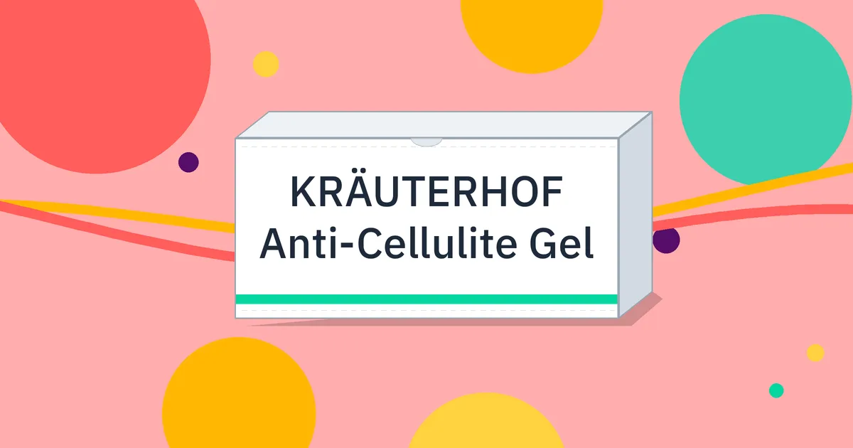 Symbolbild: Packung mit der Aufschrift KRÄUTERHOF Anti-Cellulite Gel (PZN 10412620) – Verfügbarkeit und Bezug in Apotheken in Frankfurt am Main
