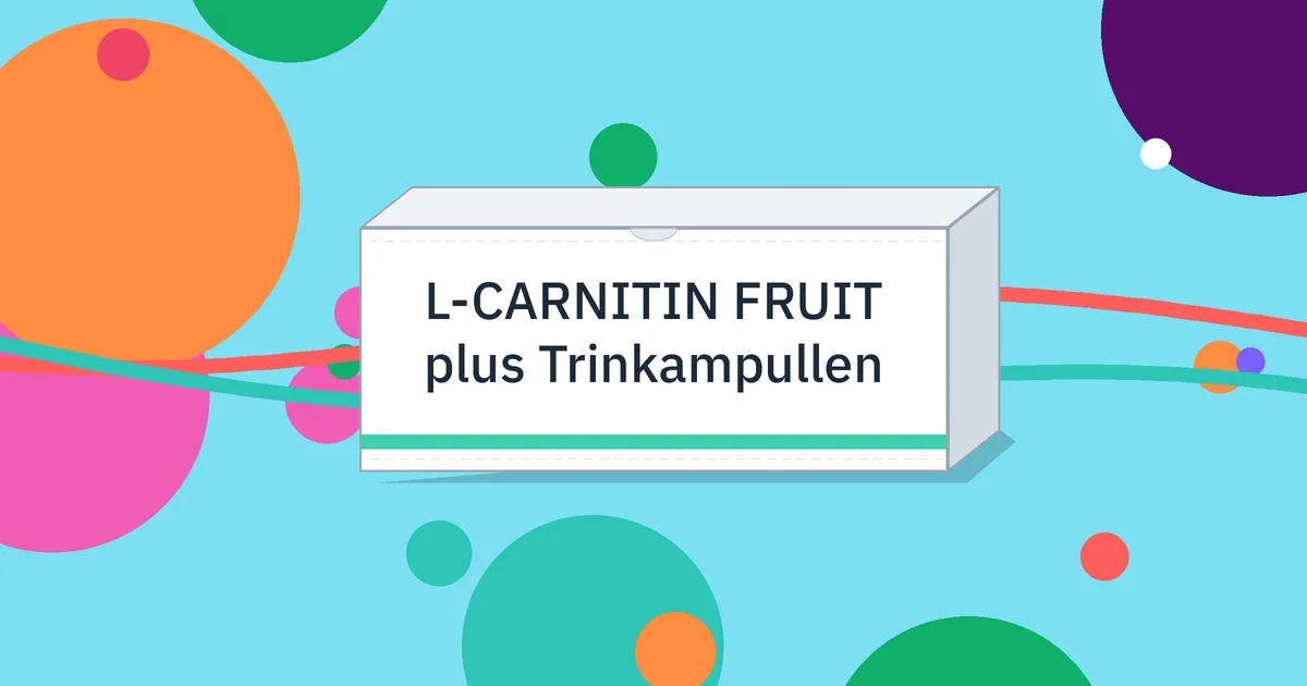 Symbolbild: Packung mit der Aufschrift L-CARNITIN FRUIT plus Trinkampullen (PZN 10091156) – Verfügbarkeit und Bezug in Apotheken in Frankfurt am Main