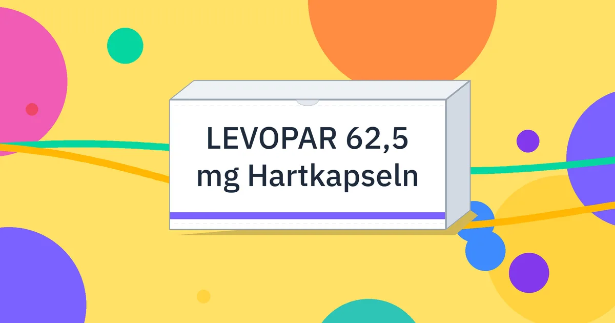 Symbolbild: Packung mit der Aufschrift LEVOPAR 62,5 mg Hartkapseln (PZN 00189701) – Verfügbarkeit und Bezug in Apotheken in Frankfurt am Main