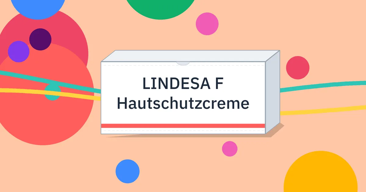 Symbolbild: Packung mit der Aufschrift LINDESA F Hautschutzcreme (PZN 04534336) – Verfügbarkeit und Bezug in Apotheken in Frankfurt am Main