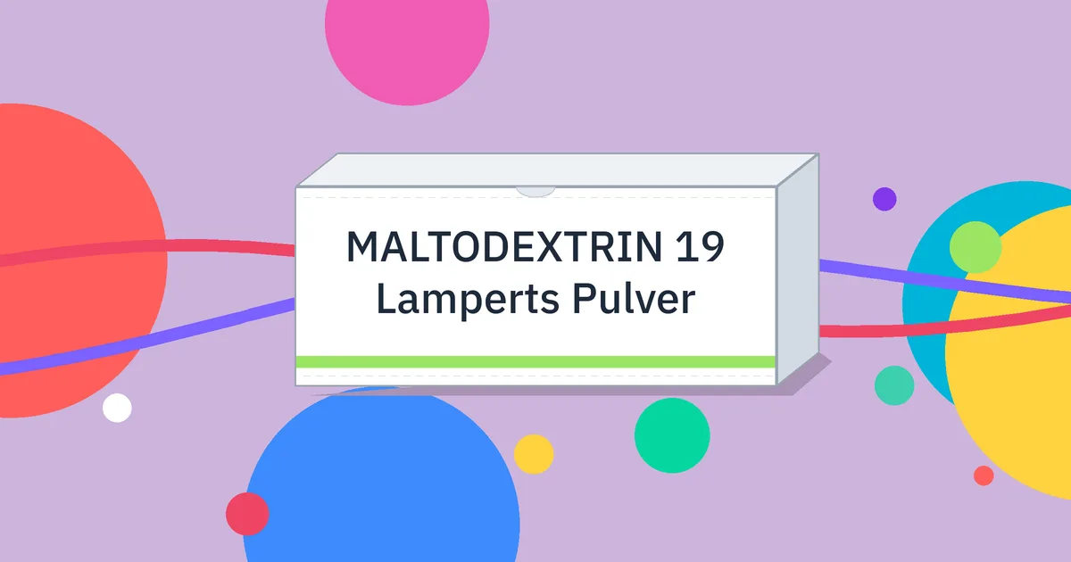 Symbolbild: Packung mit der Aufschrift MALTODEXTRIN 19 Lamperts Pulver (PZN 00091623) – Verfügbarkeit und Bezug in Apotheken in Frankfurt am Main