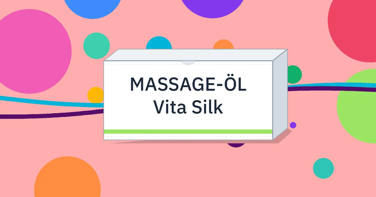 Symbolbild: Packung mit der Aufschrift MASSAGE-ÖL Vita Silk (PZN 12369785) – Verfügbarkeit und Bezug in Apotheken in Frankfurt am Main