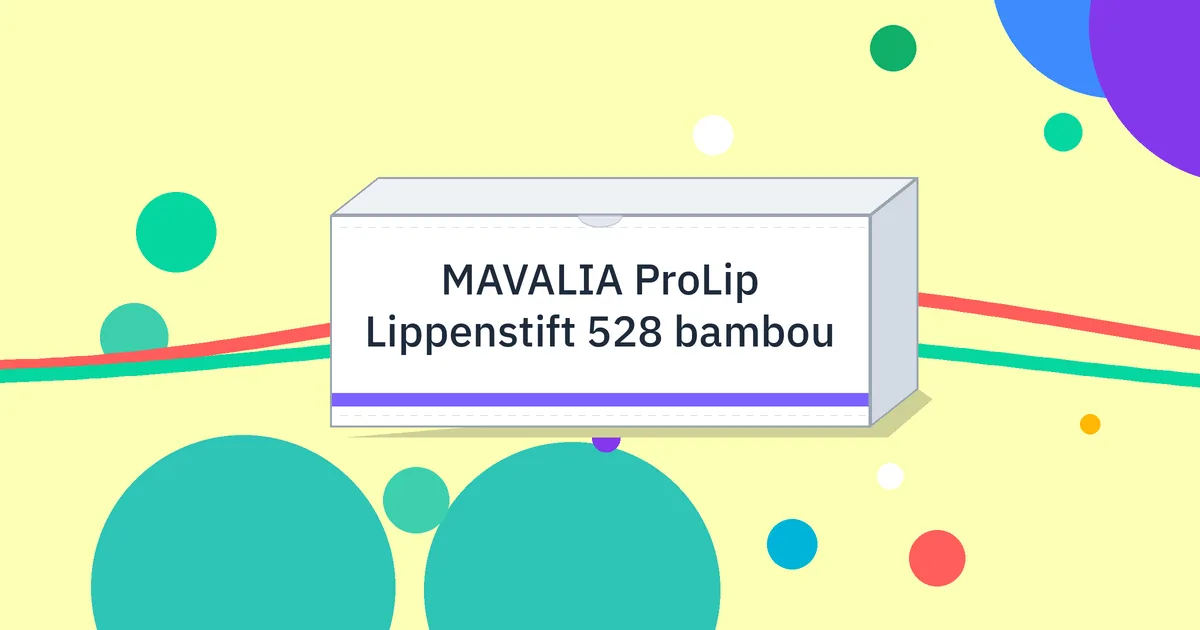 Symbolbild: Packung mit der Aufschrift MAVALIA ProLip Lippenstift 528 bambou (PZN 11649614) – Verfügbarkeit und Bezug in Apotheken in Frankfurt am Main