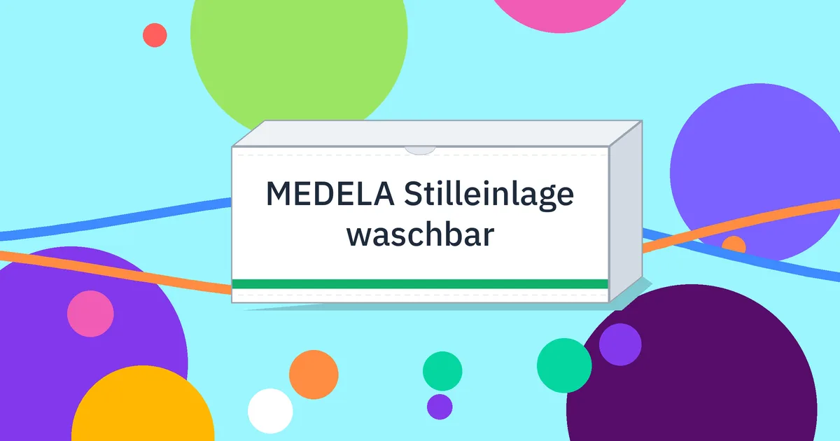Symbolbild: Packung mit der Aufschrift MEDELA Stilleinlage waschbar (PZN 05485798) – Verfügbarkeit und Bezug in Apotheken in Frankfurt am Main
