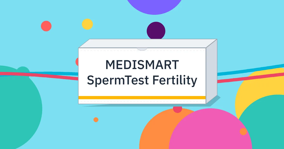 Symbolbild: Packung mit der Aufschrift MEDISMART SpermTest Fertility (PZN 06590304) – Verfügbarkeit und Bezug in Apotheken in Frankfurt am Main