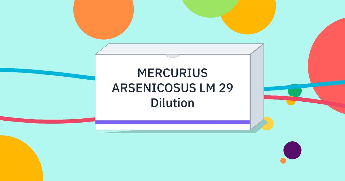 Symbolbild: Packung mit der Aufschrift MERCURIUS ARSENICOSUS LM 29 Dilution (PZN 13606276) – Verfügbarkeit und Bezug in Apotheken in Frankfurt am Main