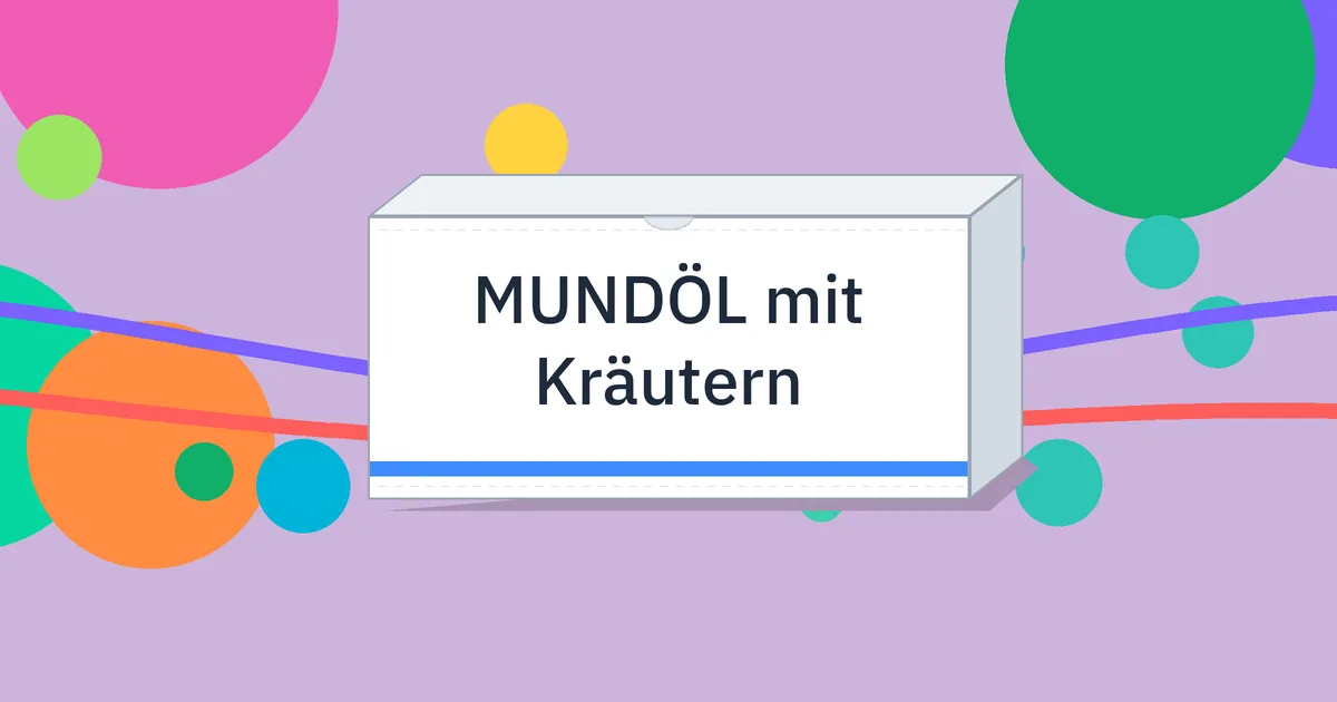 Symbolbild: Packung mit der Aufschrift MUNDÖL mit Kräutern (PZN 06785640) – Verfügbarkeit und Bezug in Apotheken in Frankfurt am Main